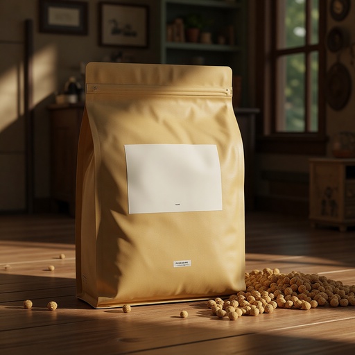 Classic peanuts snack with vintage furniture and warm ambient lighting ...