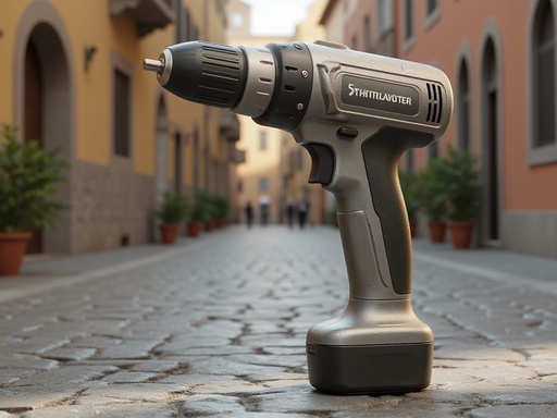 Electric drill in an Italian piazza, Free Images, Illustrations, Photo ...