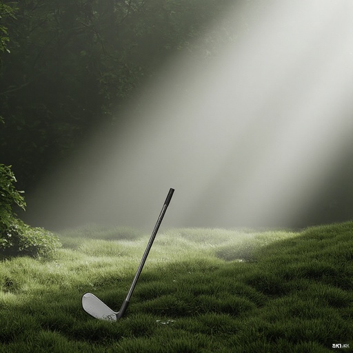 Golf club in misty morning forest, Free Images, Illustrations, Photo ...