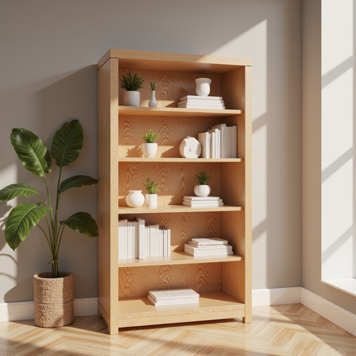 Natural wood bookshelf background, Free Images, Illustrations, Photo ...