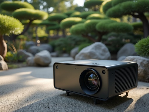 Digital projector in a Japanese garden, Free Images, Illustrations ...
